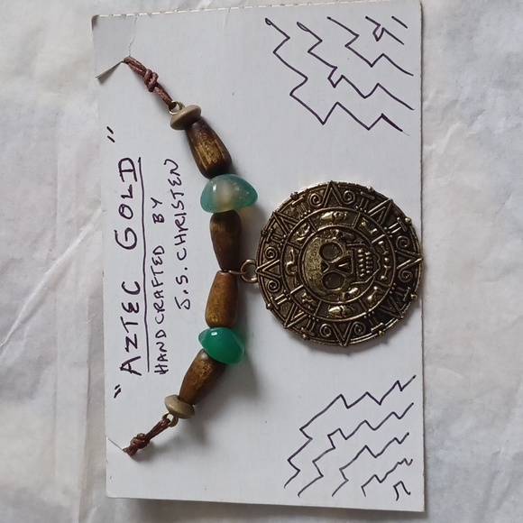 Accessories | Aztec Inspired Wooden Bead Necklace | Poshmark